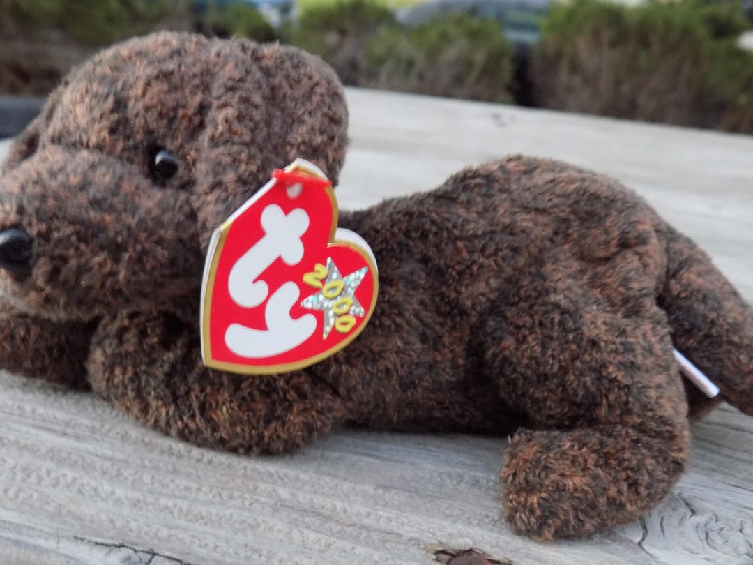 Ty Beanie Baby, FETCHER, Brown Lab Dog, Vintage Plush Animals, Vtg ...