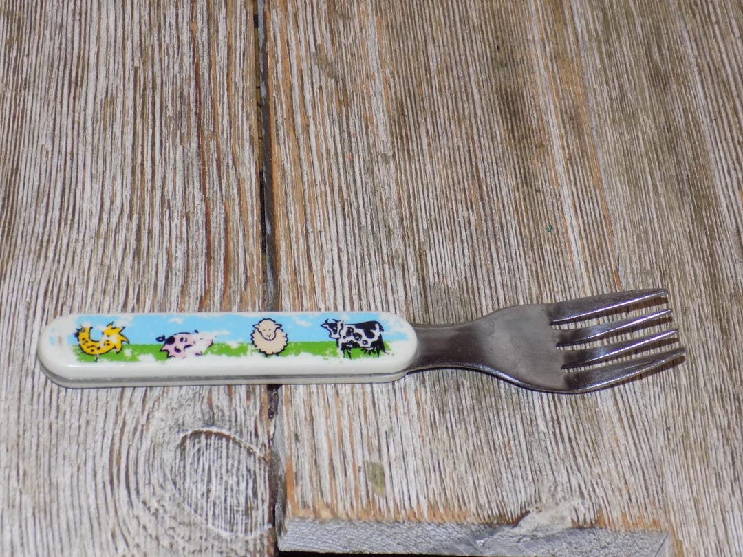 Childs Fork, Farm Animals Childs Fork, Childs Dishes, Doll Fork ...