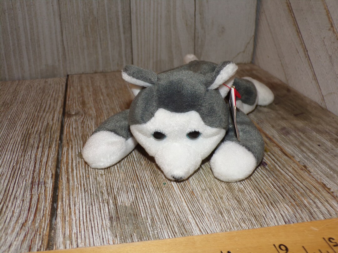 Retired Nanook Husky Dog, 1996 Ty Stuffed Dog, Ty Plush, Vtg Stuffed ...