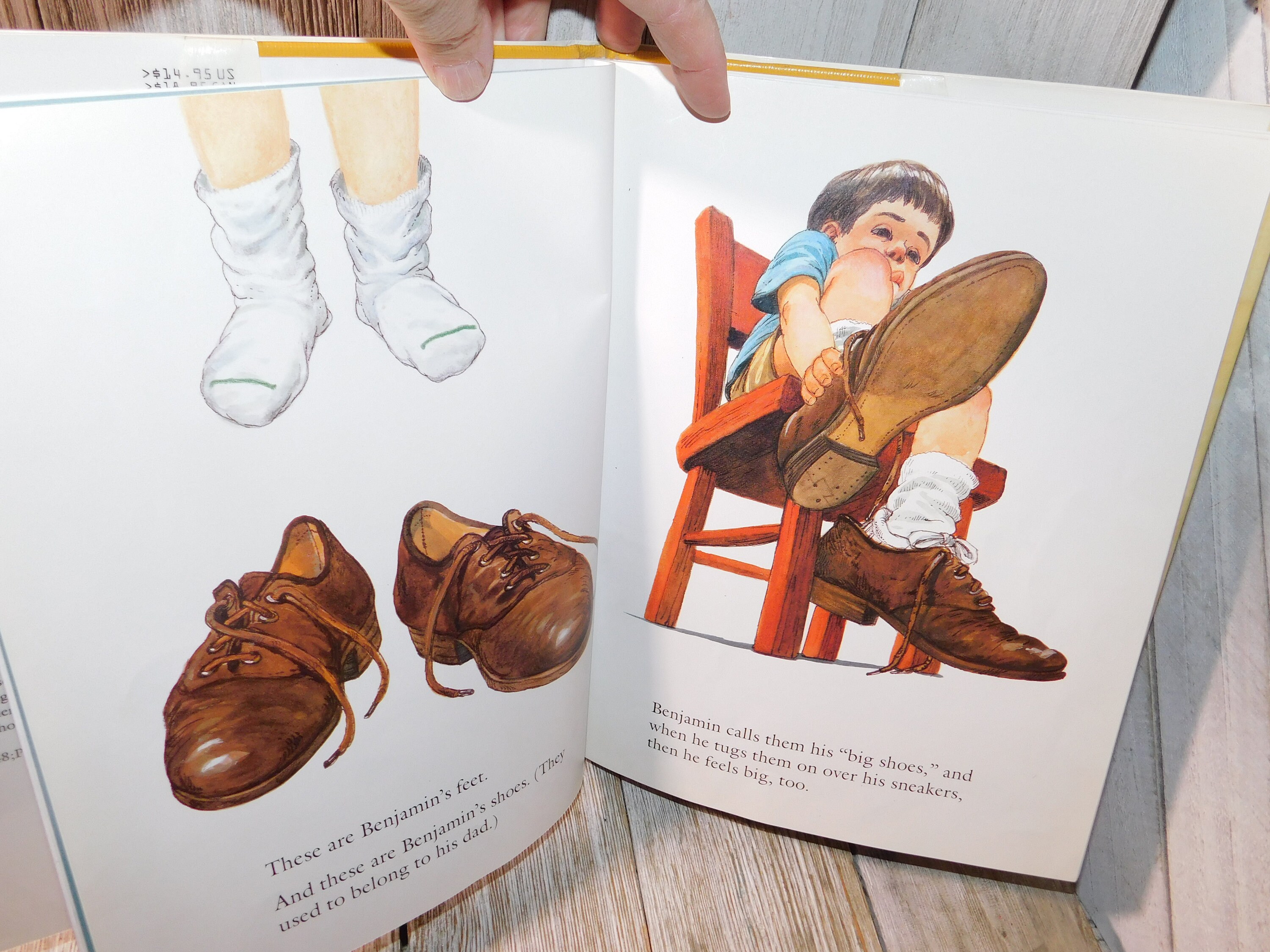 Benjamin Big Foot, by Mary Serfozo Author, Jos. A. Smith Illustrator, X ...