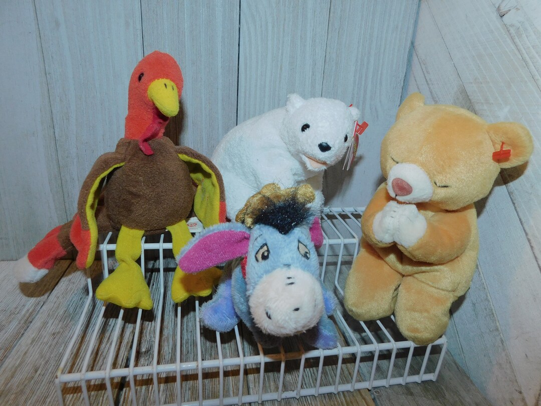 Ty CHOICE LISTING Hope Praying Bear Gobbles 96 Aurora 2000 Eeyore ...