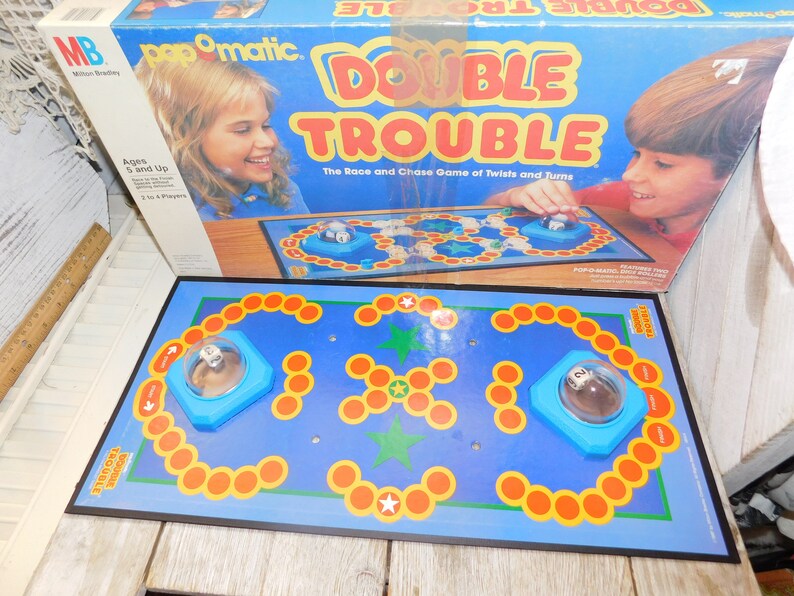 Vintage Double Trouble GAME BOARD ONLY 1987 Game Pieces - Etsy