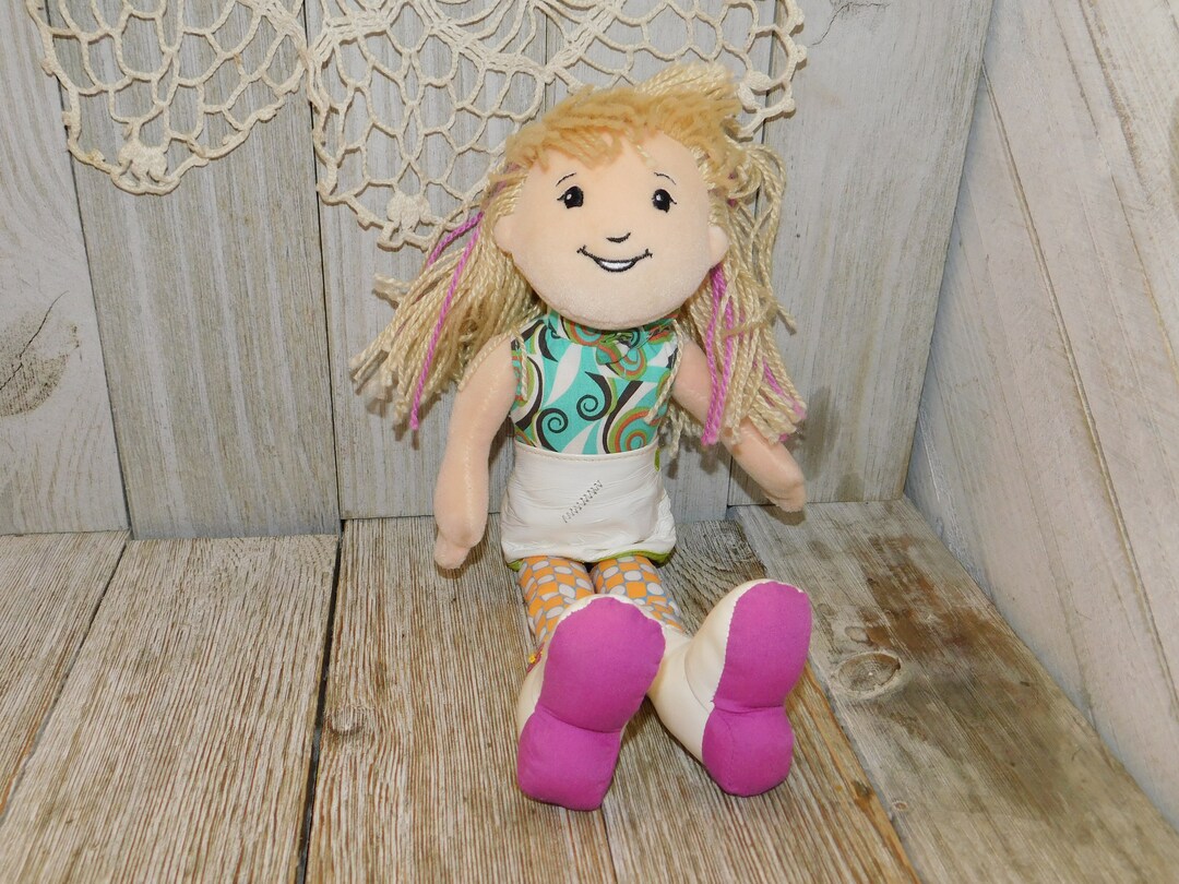 Vtg Groovy Girl Manhattan, Blonde Doll, Stuff Cloth Doll, Vintage Doll ...