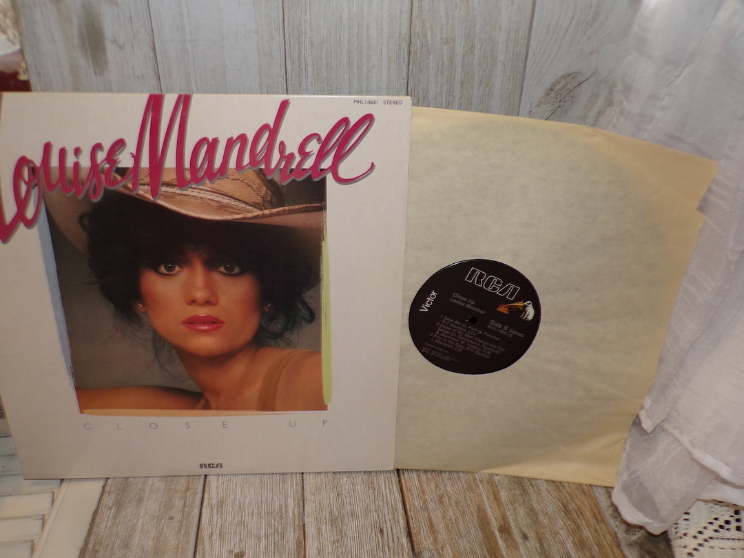Vtg Louise Mandrell CLOSE UP Lp Record, Country Music, W Dust Jacket ...