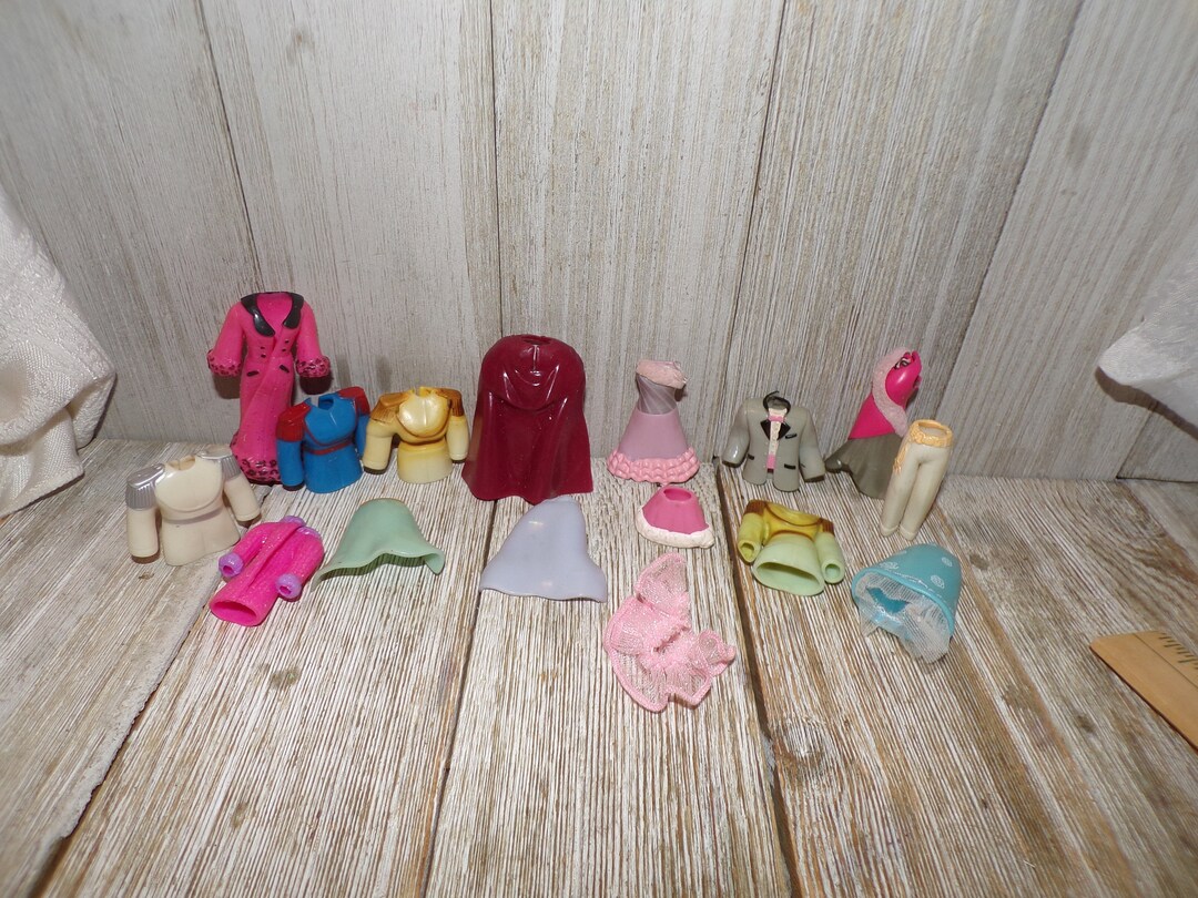 Vtg Polly Pocket Clothing, Princess Doll Clothing, Rubber Doll Clothing ...