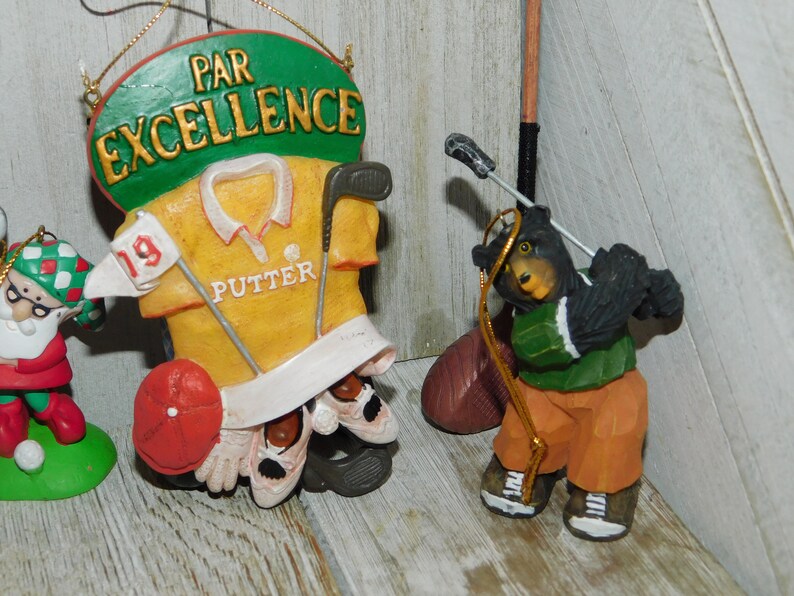 Vintage Golf Decorations Golf Figures Golfing Vintage Home - Etsy