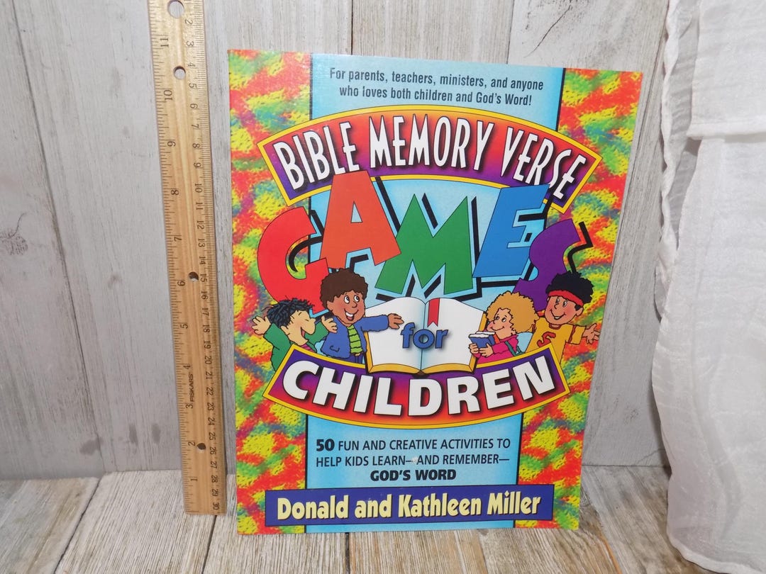 Bible Memory Verse, Paper Back Book, Donald and Kathleen Miller ...