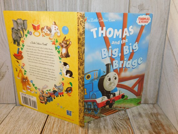 Vintage Thomas and the Big Big Bridge Book 2001 Golden - Etsy