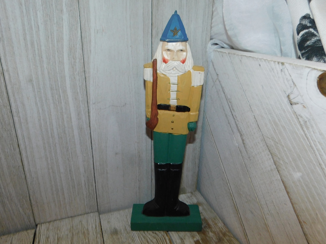 Vintage Wood Soldier, Vintage Soldier, Vintage Home Décor, Gift Idea ...