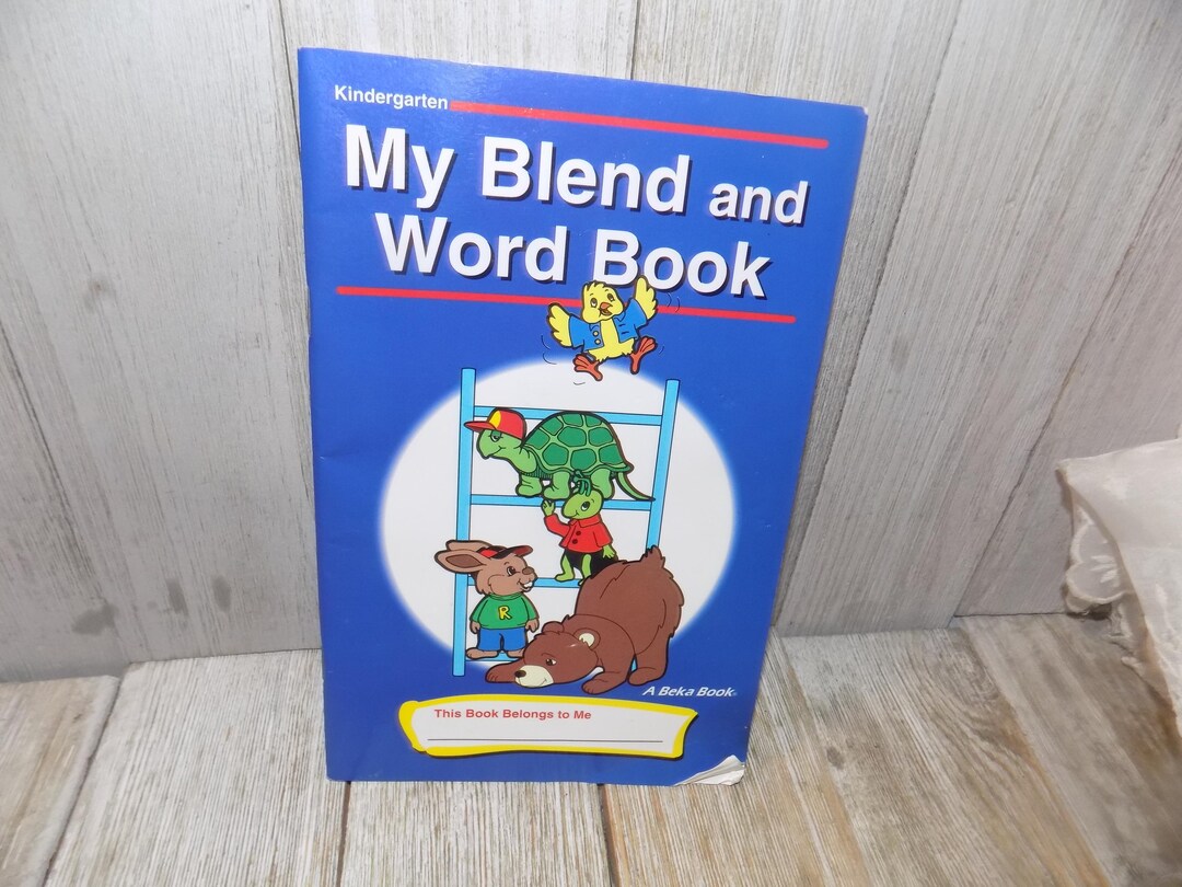 My Blend and Work Book A Beka, Homeschooling, Learning to Read ...