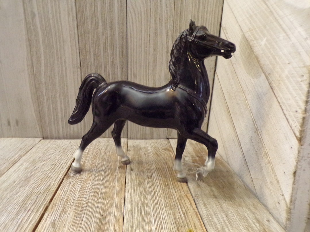 Breyer Small Black Horse Vintage Toy Horse Horse Western - Etsy
