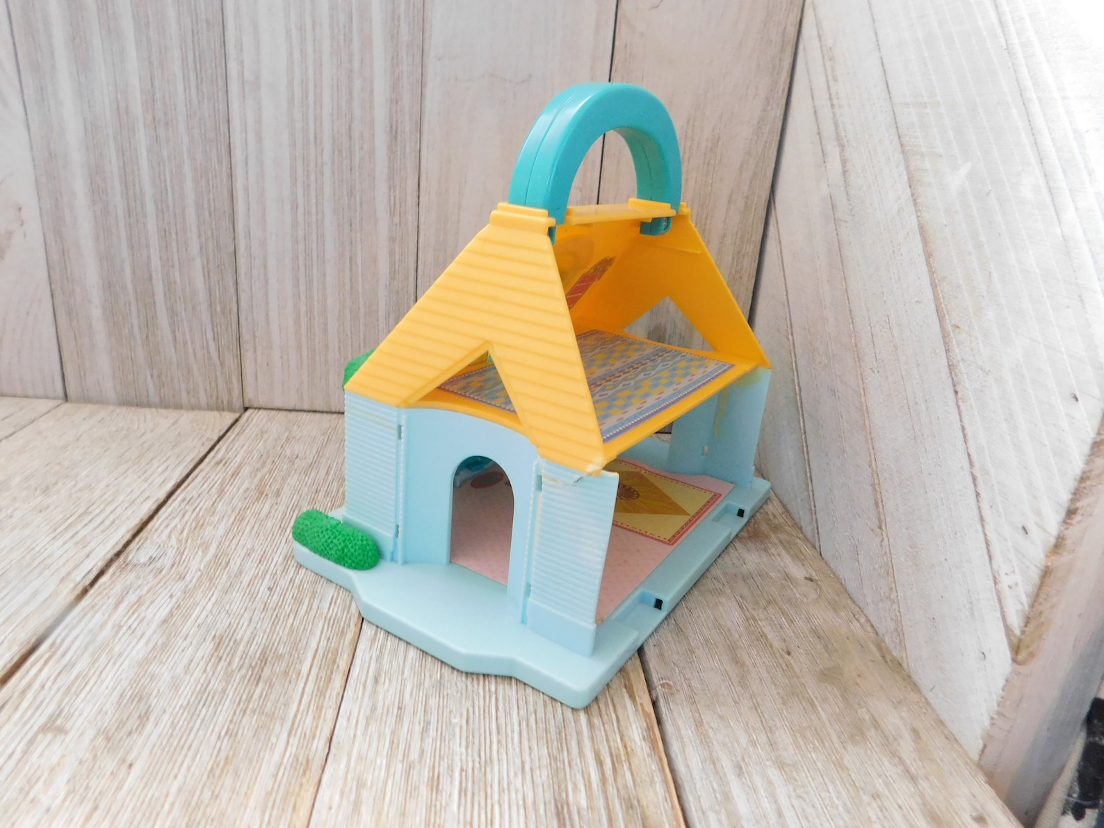 Vtg Little Blue Box Doll House Tiny Dolls House Vintage Doll - Etsy