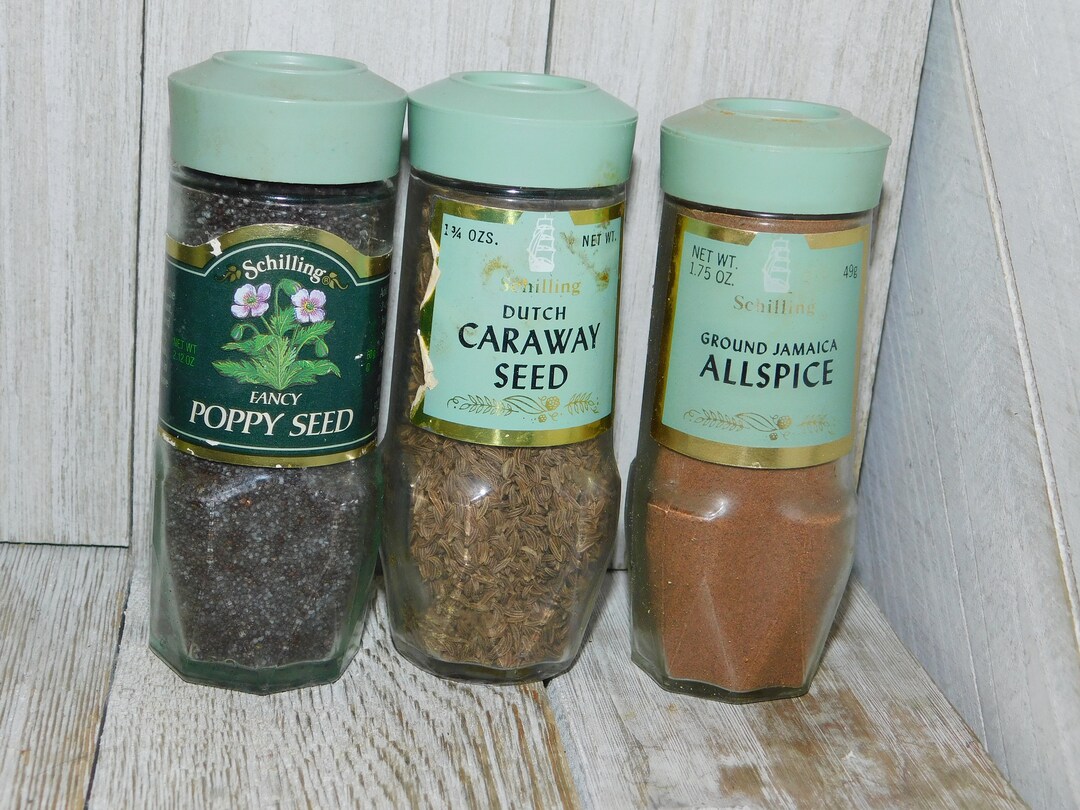 Schilling Seasonings Bottles Sold Separately Poppy Seeds Caraway ...