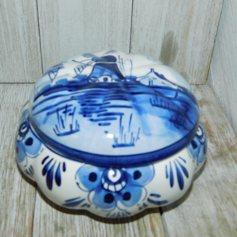 Delft Blue Planter - Etsy