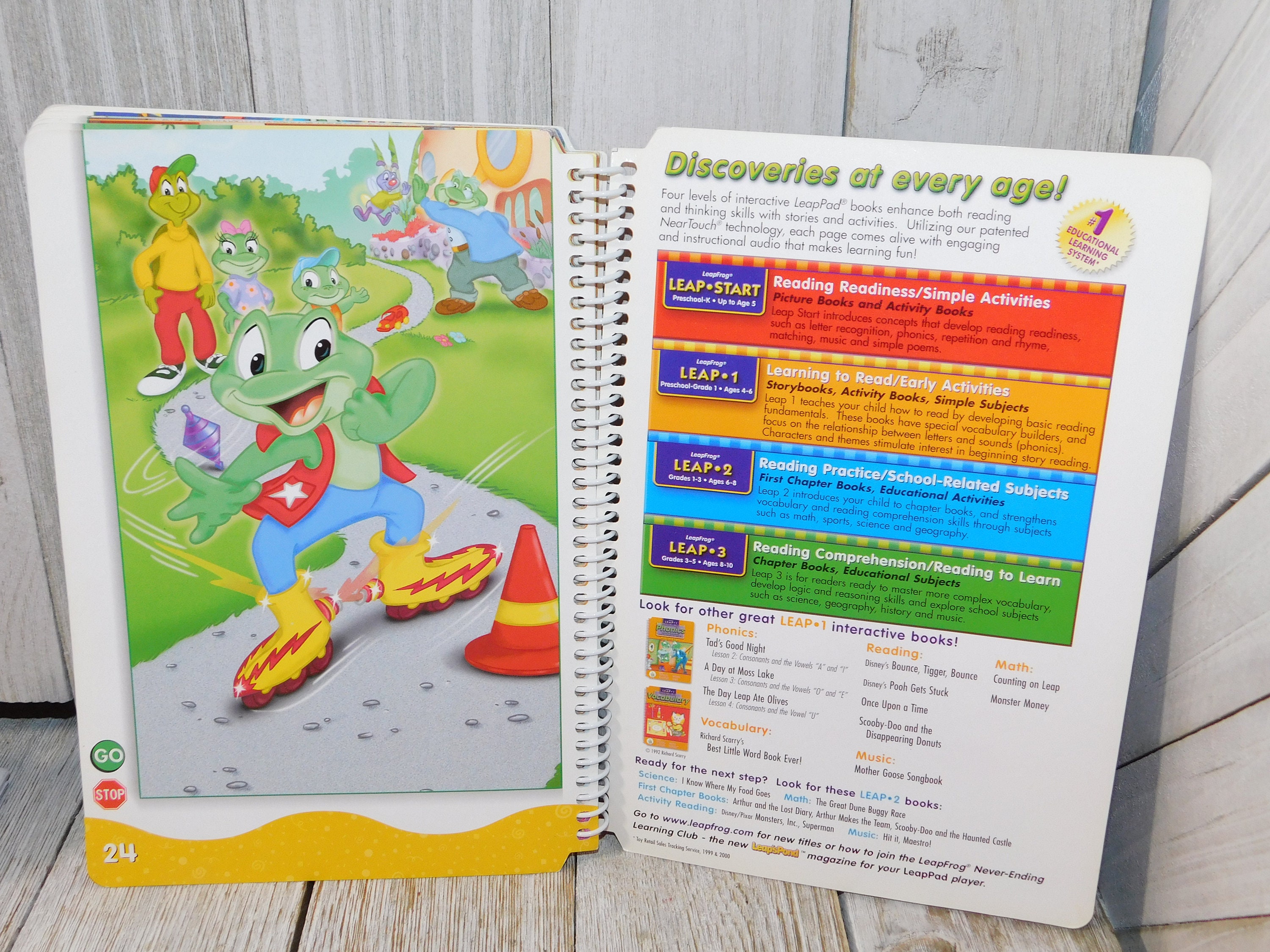 LeapFrog LeapPad Leap 1 Math The Birthday Hunt Counting Shapes Paterns ...