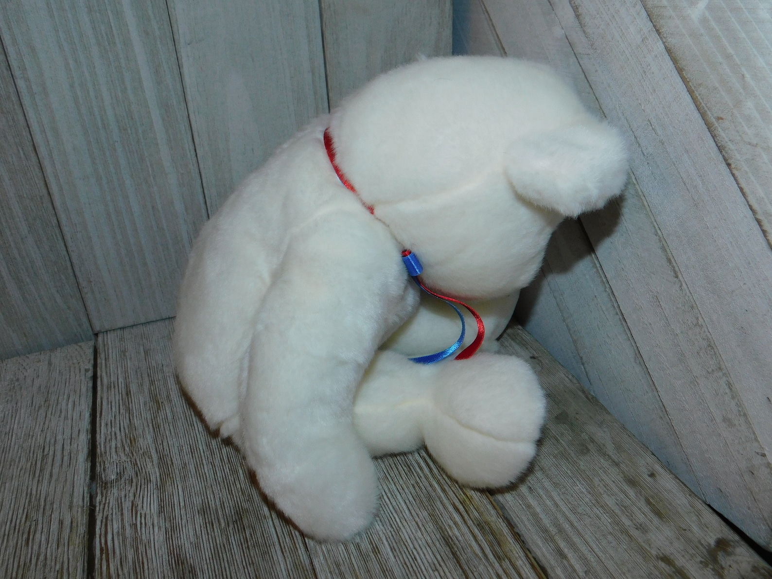 Large TY Stuffed Star Bear Liberty Bear 14 in 2000 Vintage - Etsy