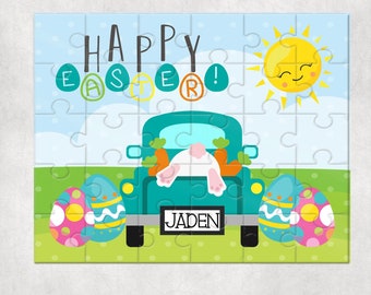 Easter Bunny Puzzle - Etsy