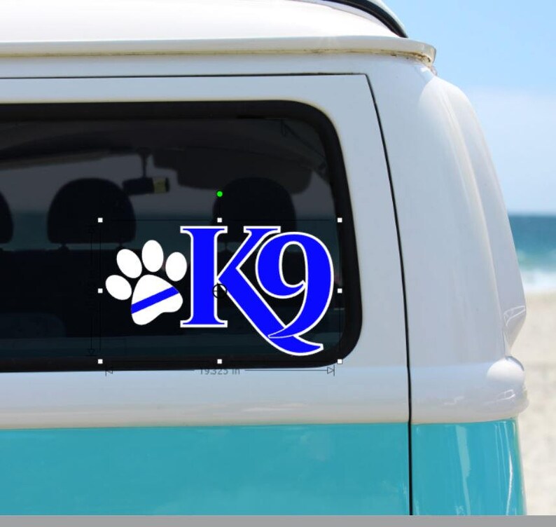 Police K9 Vinyl Decal K9 Decal Working Dog Decal Police K9 - Etsy