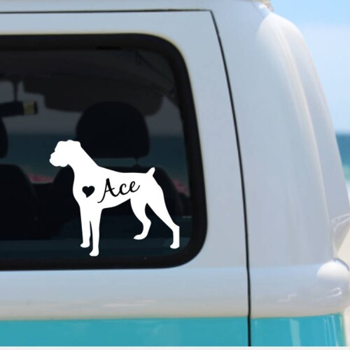 Boxer Decal - Etsy