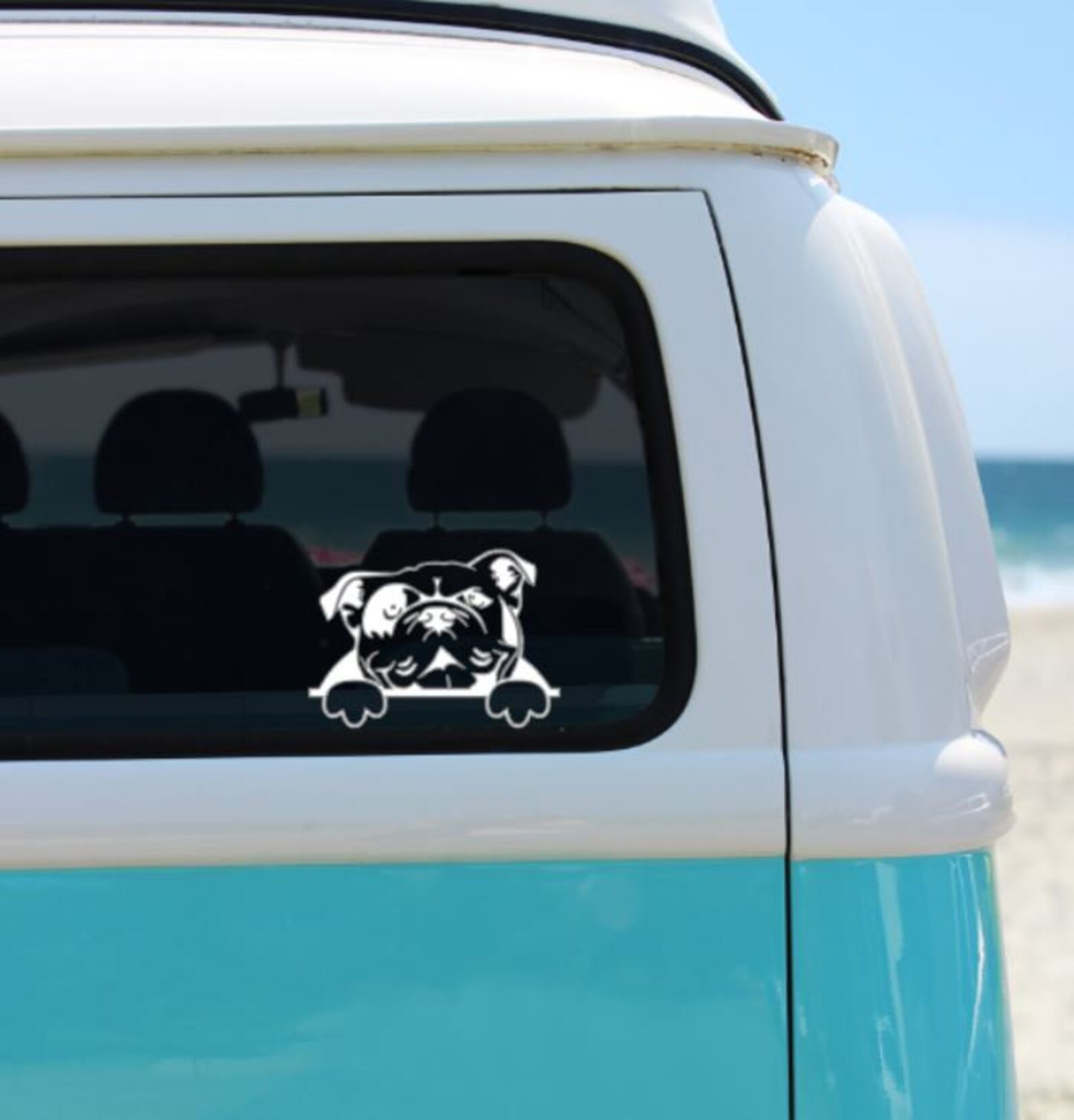 English Bulldog Decal Bulldog Decal Car Decal Laptop - Etsy