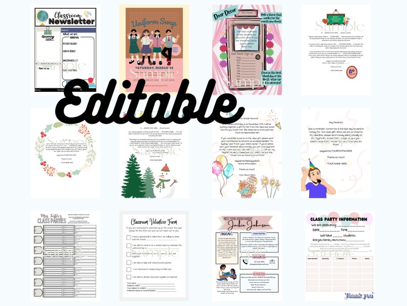 Room Parent Bundle, Class Parent, Class Volunteer, Class Room Party ...