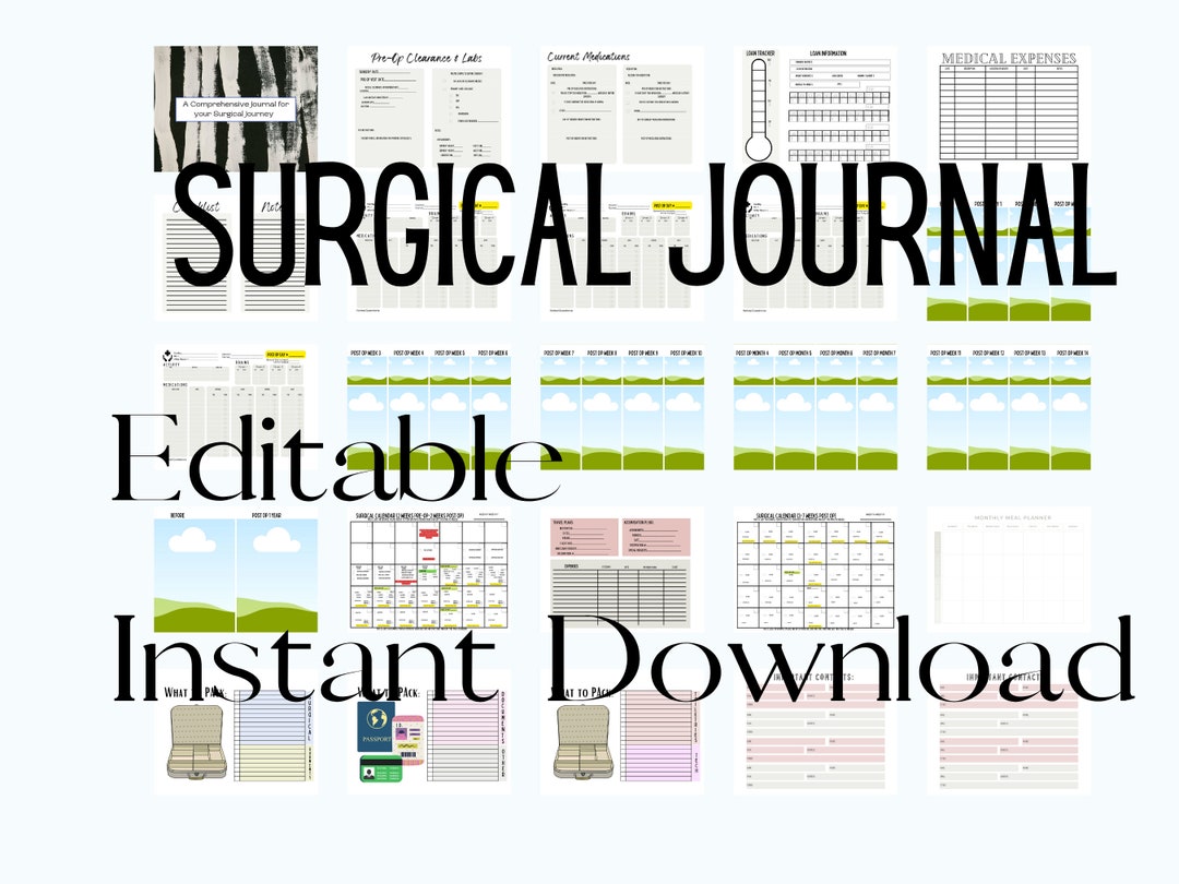Surgical Journal, Cosmetic Surgery Diary, Plastic Surgery Notes ...