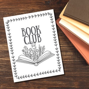 Book Club Planner - Etsy