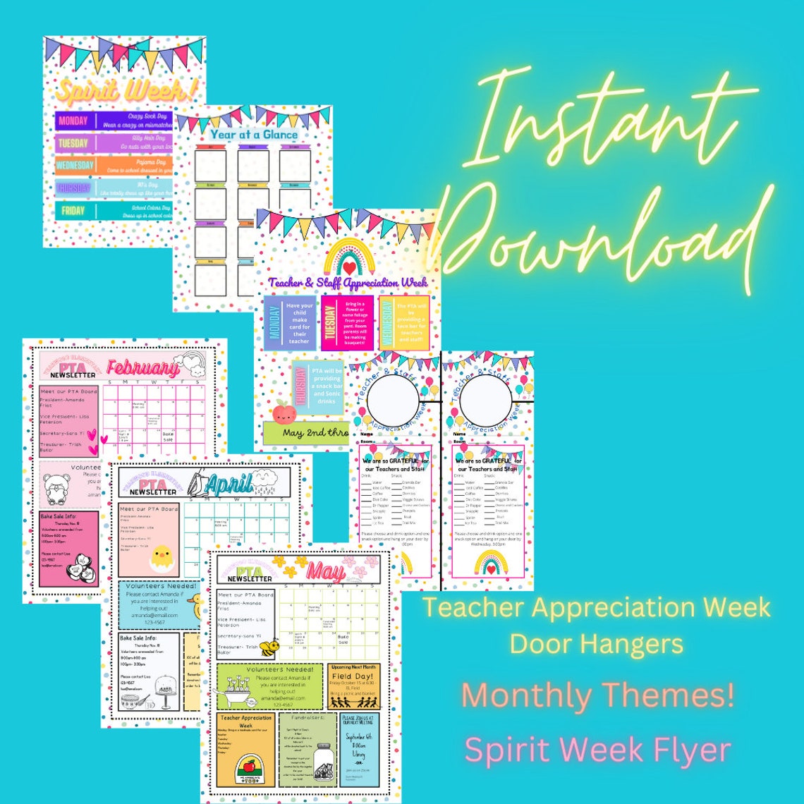 PTO Must Haves Bundle-editable, Instant Download - Etsy
