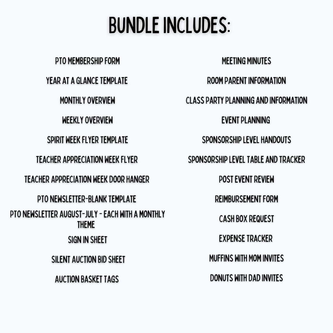 Ultimate PTO Success Kit-instant Download, Editable - Etsy