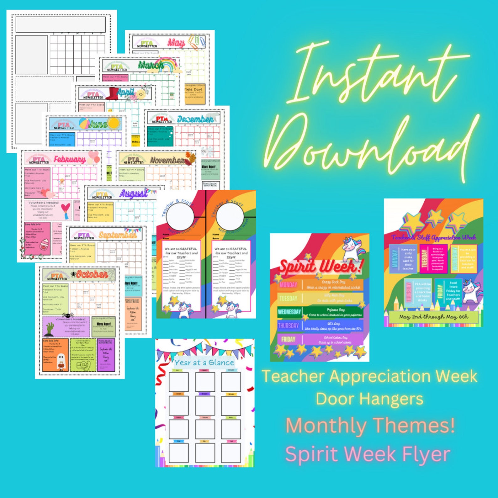 Ultimate PTO Success Kit-instant Download, Editable - Etsy