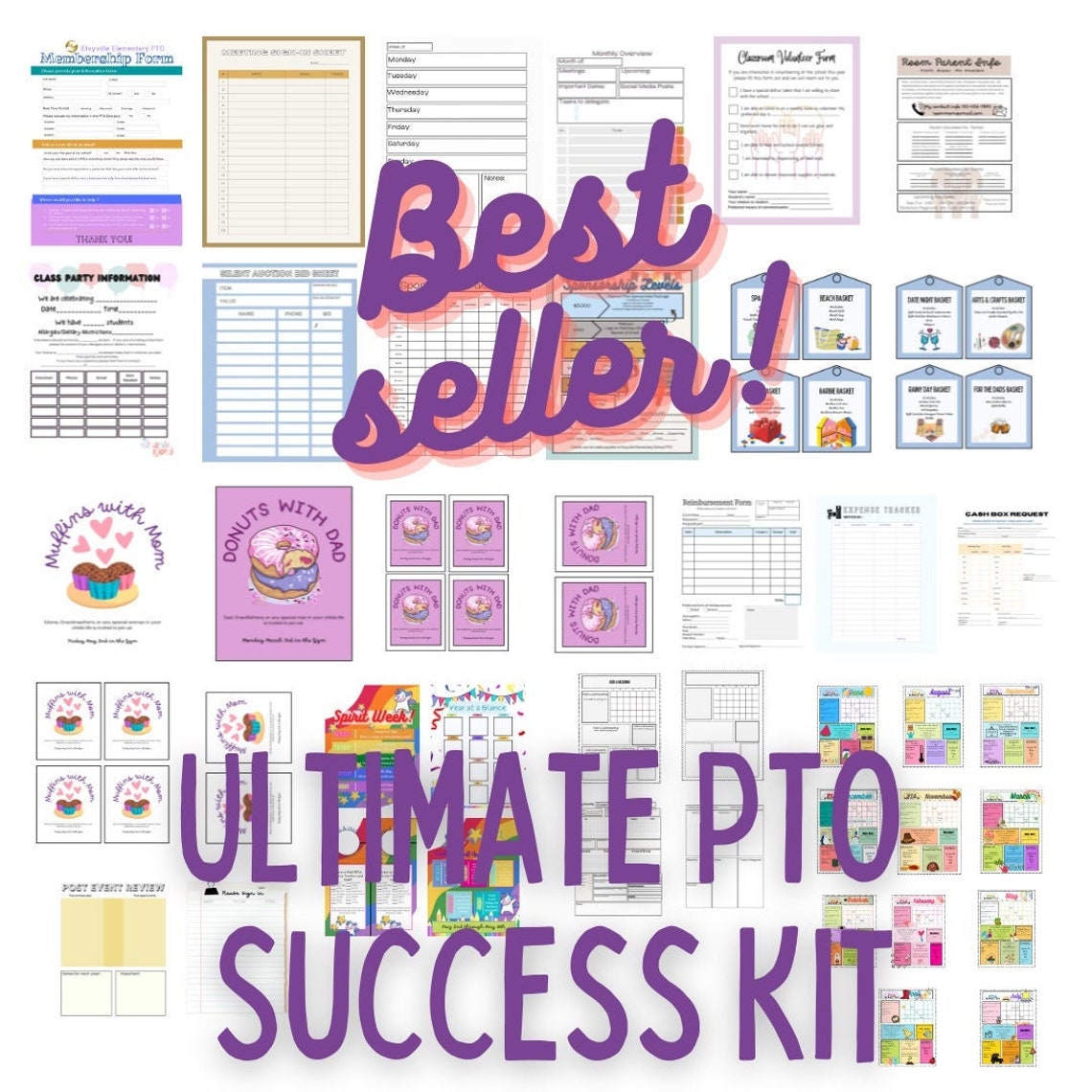 Ultimate PTO Success Kit-instant Download, Editable - Etsy