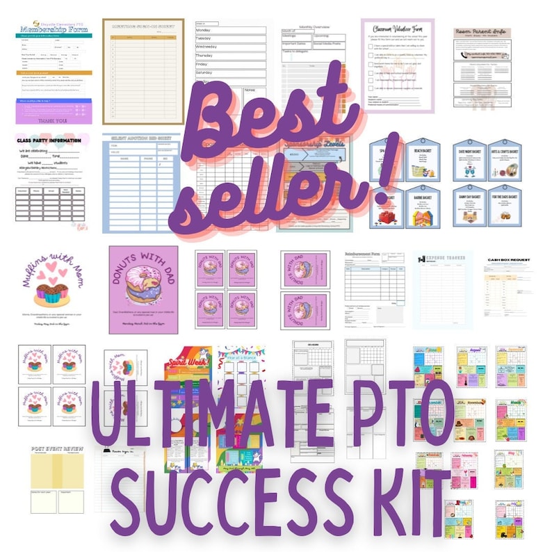 Ultimate PTO Success Kit-instant Download, Editable - Etsy