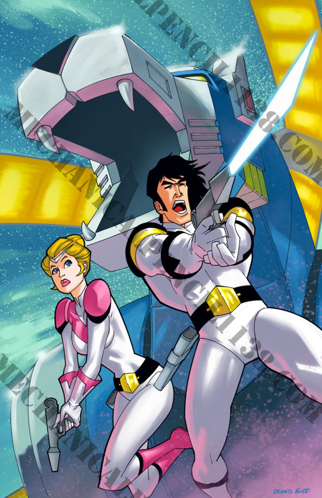 Print 07- Voltron Blue Lion - Etsy