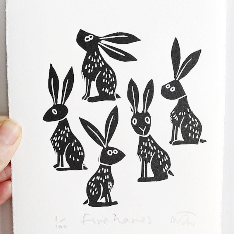 Lino Printing Ideas - Etsy UK
