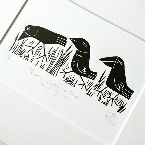 Three Crows - Etsy