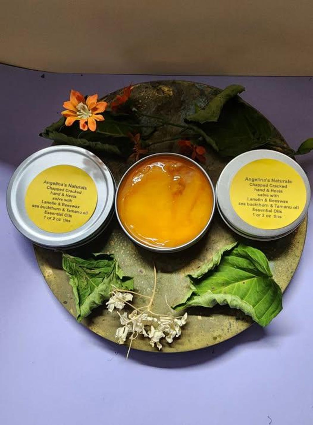 Lanolin & Beeswax Foot and Hand Salve With Tamanu Oil - Etsy