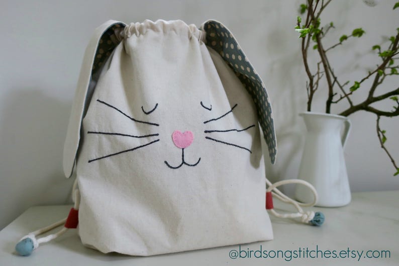 Bunny Backpack Sewing Pattern - Etsy