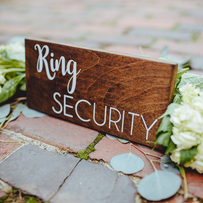 Ring Security Sign - Etsy