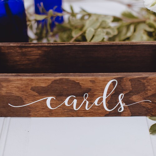 Rustic Wood Themed Collapsible Wedding Card Box - Etsy