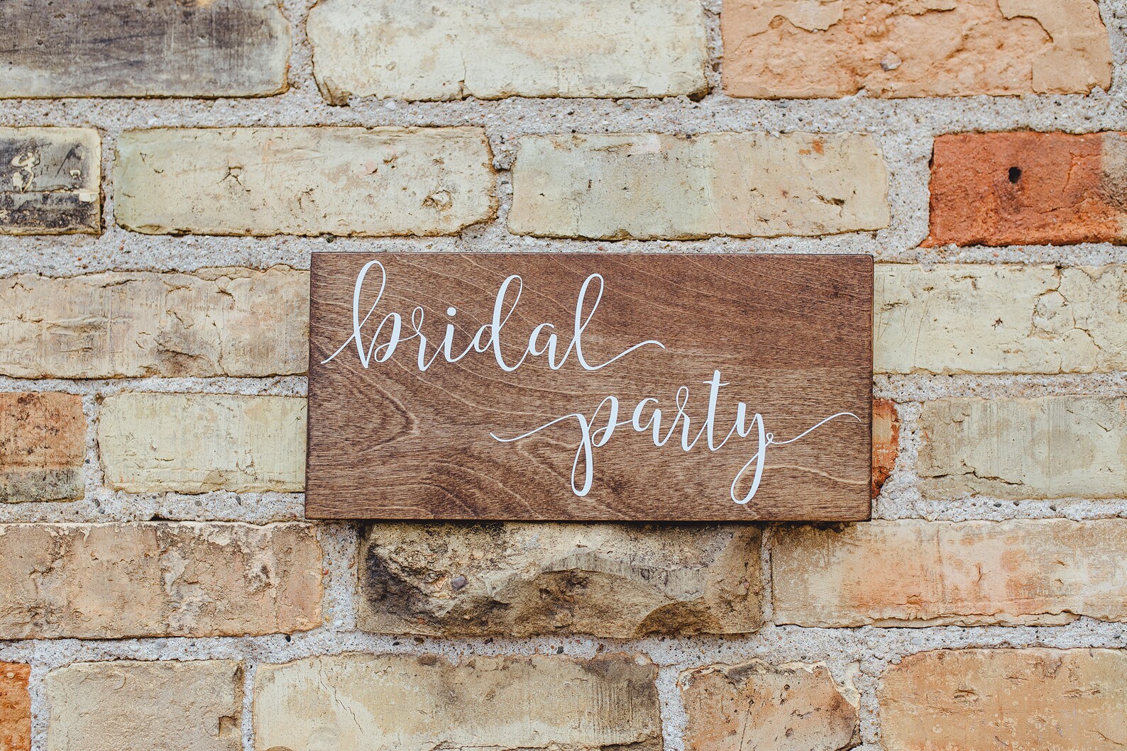 Bridal Party Sign, Rustic Wedding Theme Bridal Party Sign, Rustic Theme ...