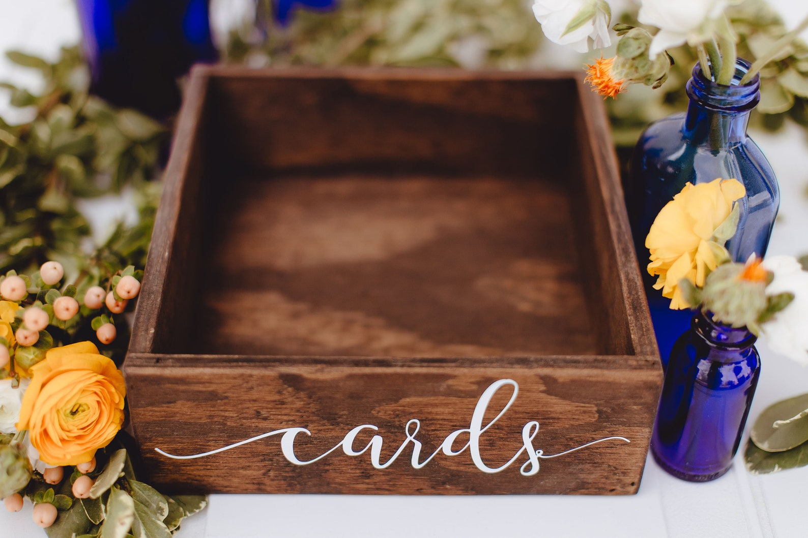 Wedding Card Box Rustic Card Box Wood Card Box Wood Card - Etsy
