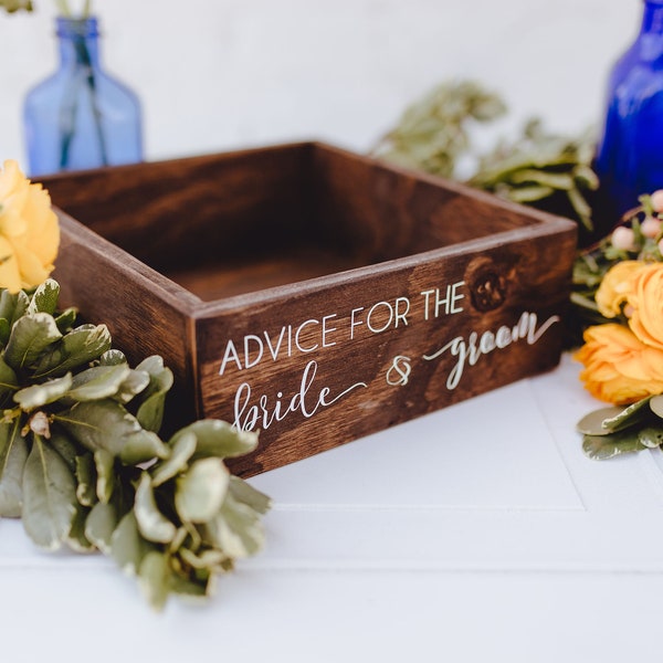 Wedding Advice Box - Etsy UK