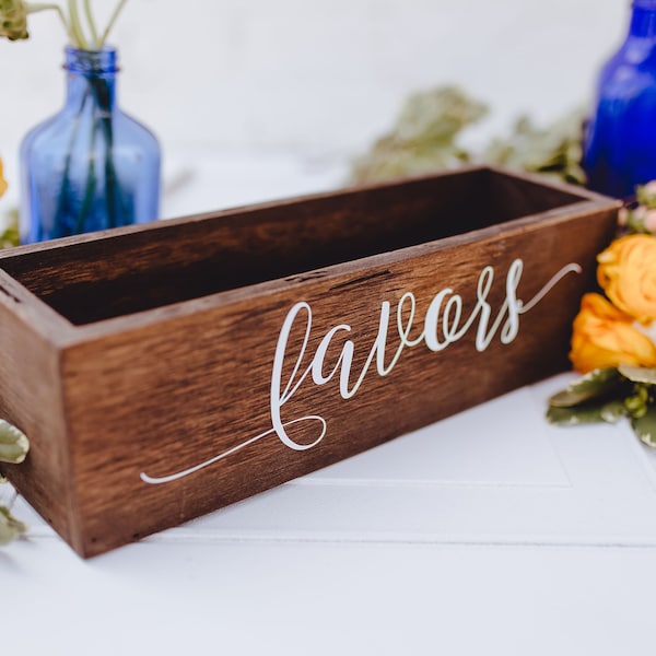 Wood Wedding Favors Box - Etsy
