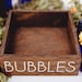 Rustic Bubbles Box Rustic Bubbles Tray Party Favor Box - Etsy