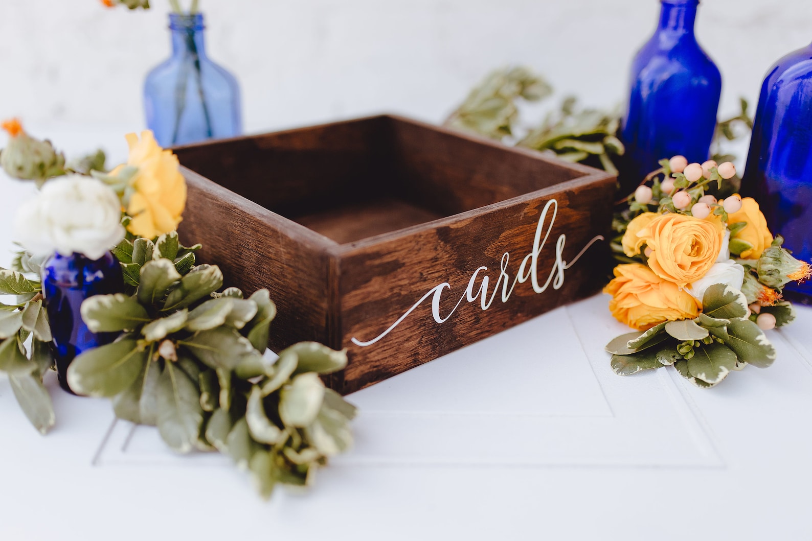 Wedding Card Box Rustic Card Box Wood Card Box Wood Card - Etsy