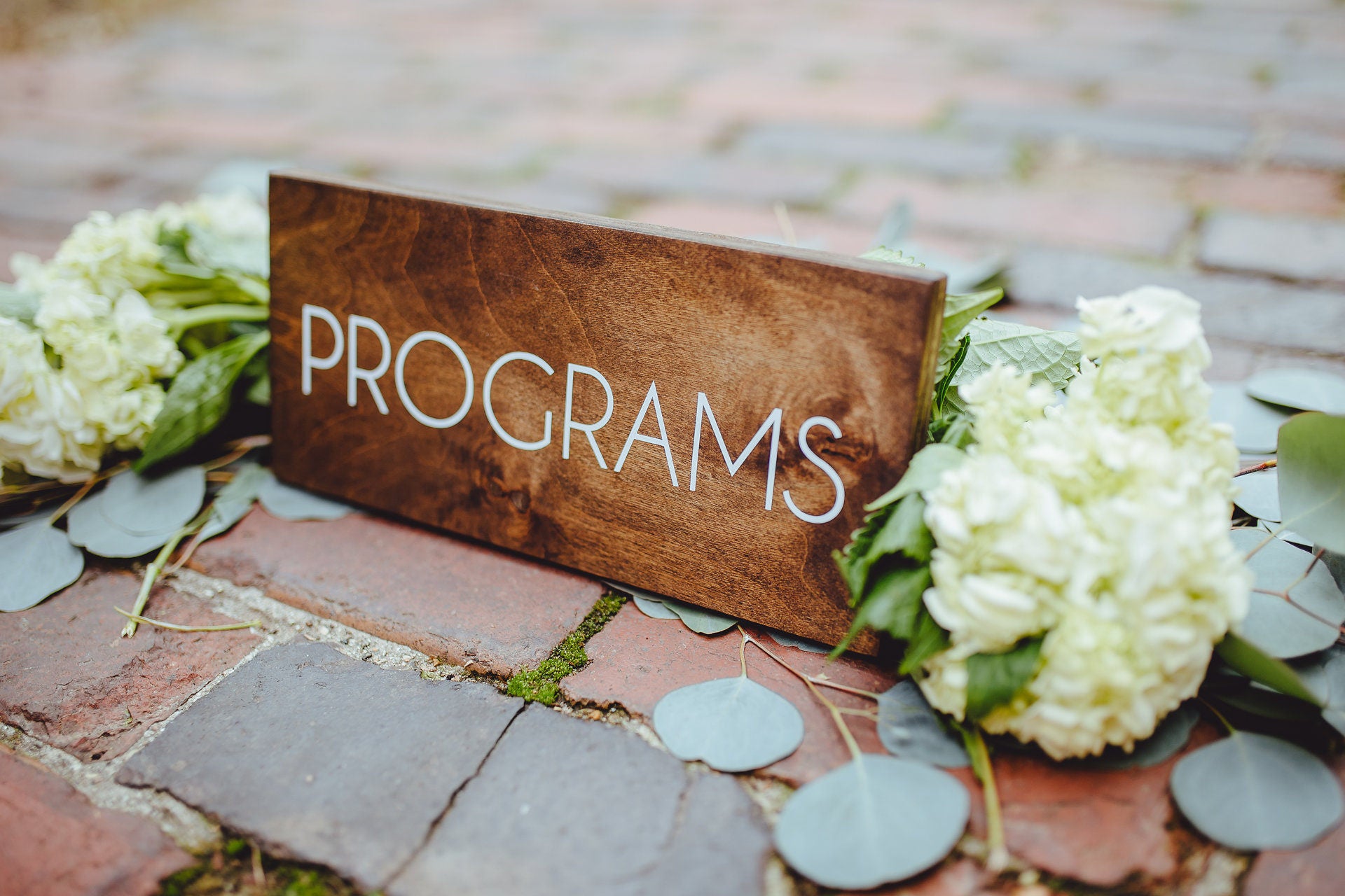 Programs Rustic Wedding Sign, Rustic Wedding Programs Sign, Rustic Wood ...