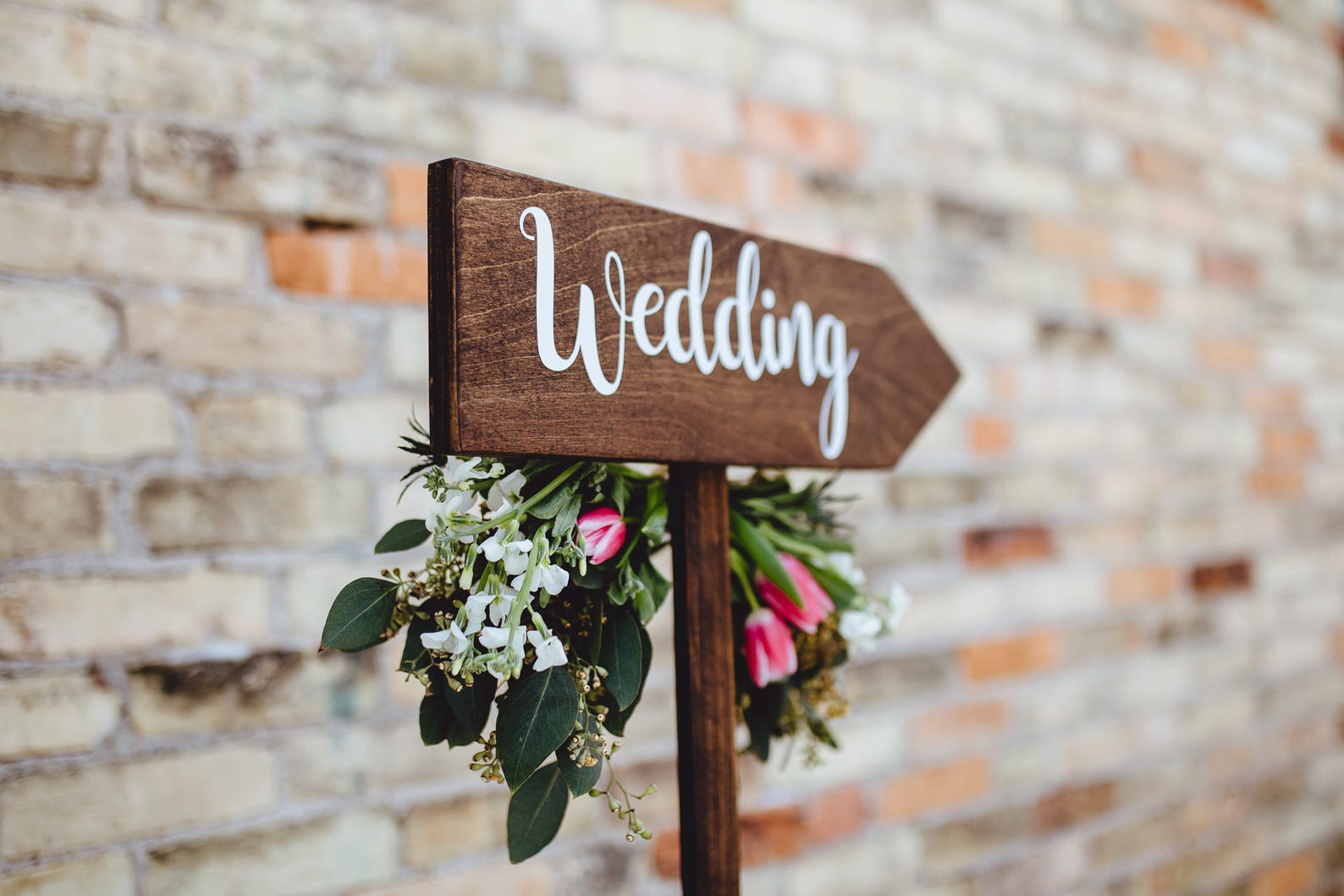 Wedding Rustic Wood Wedding Arrow With Stake, Rustic Wedding Wood Sign ...
