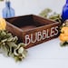 Rustic Bubbles Box Rustic Bubbles Tray Party Favor Box - Etsy