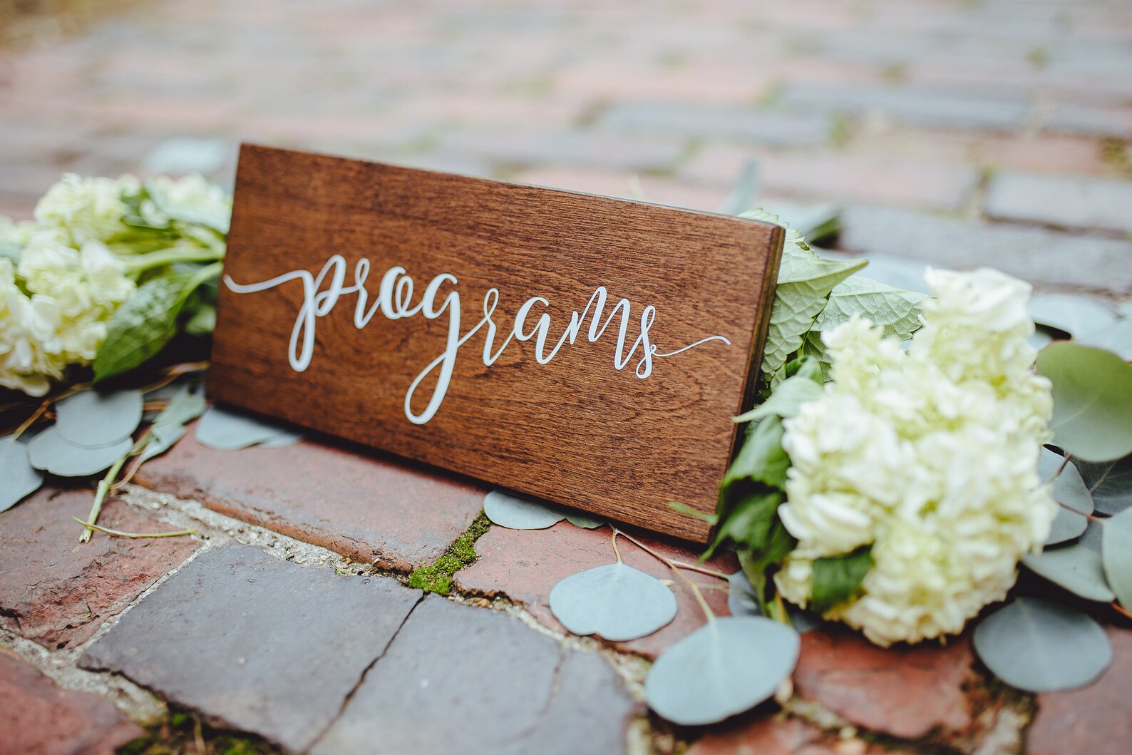 Programs Rustic Wedding Sign, Rustic Wedding Programs Sign, Rustic Wood ...