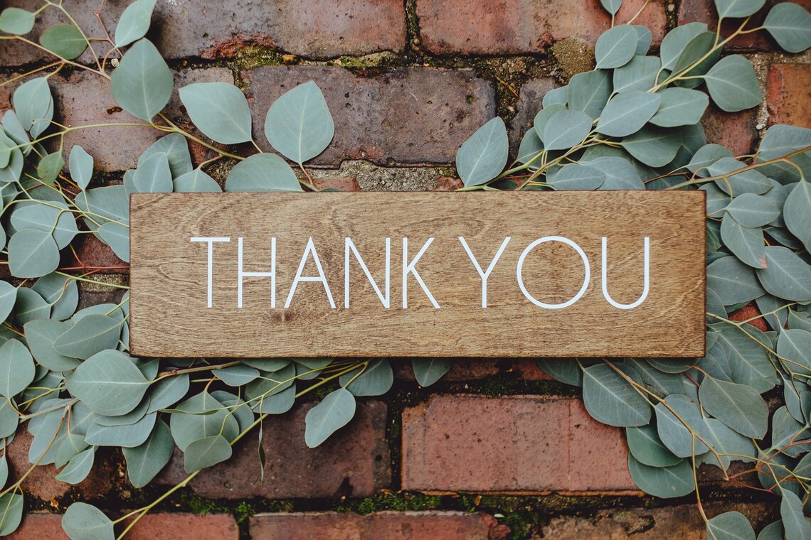 Thank You Rustic Sign Wedding Woodland Theme Sign Wedding - Etsy